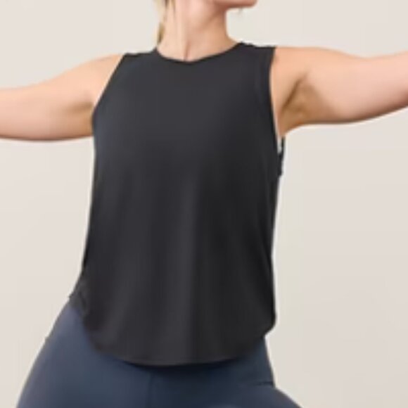 Athleta | Tops | Athleta With Ease Open Back Rib Tank | Poshmark